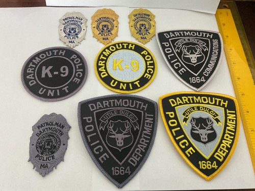 Dartmouth Police Department Massachusetts full size collectible patches ...