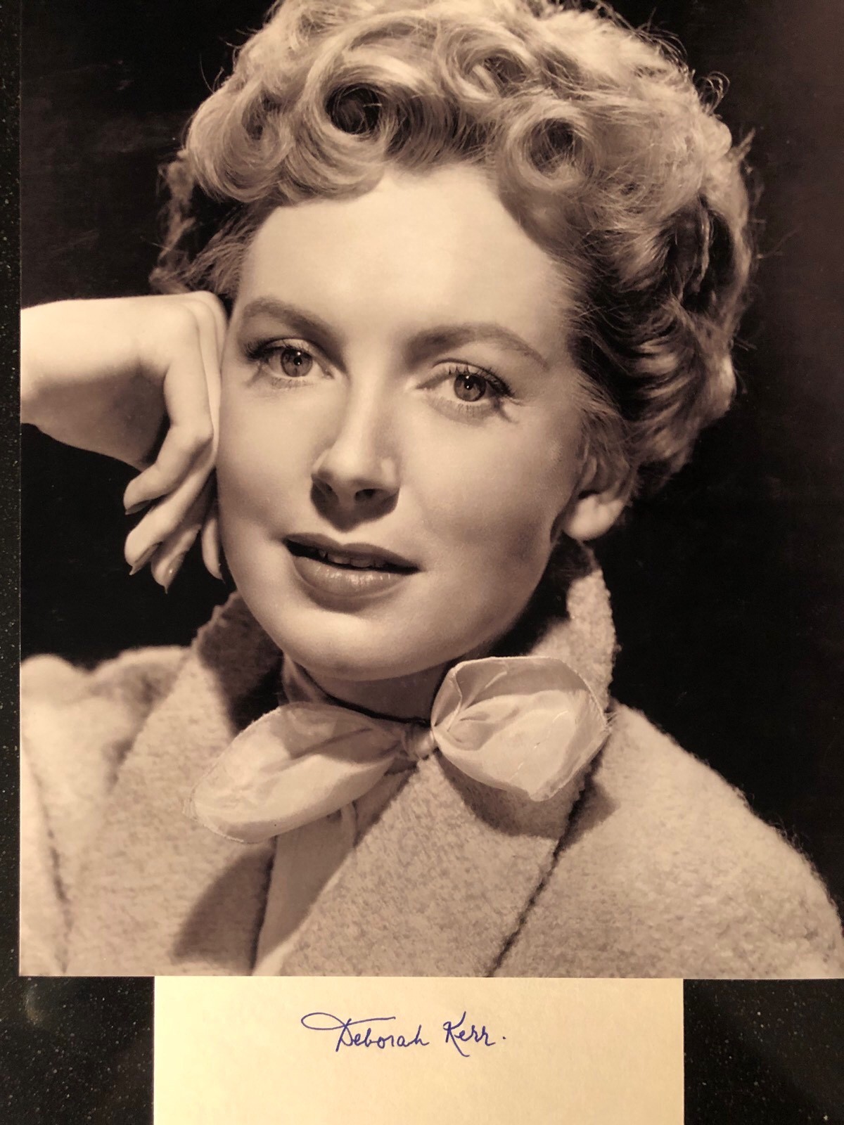 GENUINE HAND SIGNED DEBORAH KERR AUTOGRAPH AND PORTRAIT PHOTO | eBay