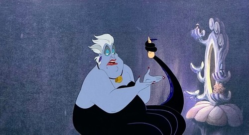 1989 RARE DISNEY THE LITTLE MERMAID URSULA ORIGINAL PRODUCTION ...