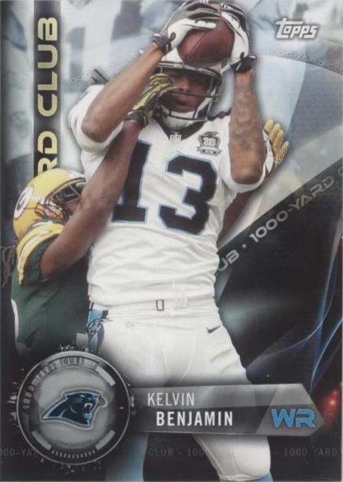 2015 Topps - 1000 yd. Club Kelvin Benjamin #1KYC-KB for sale online | eBay