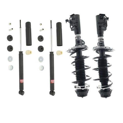 KYB Strut Plus Shocks&Spring Assembly+Rear Excel-G Shocks Set for 09-12 ...