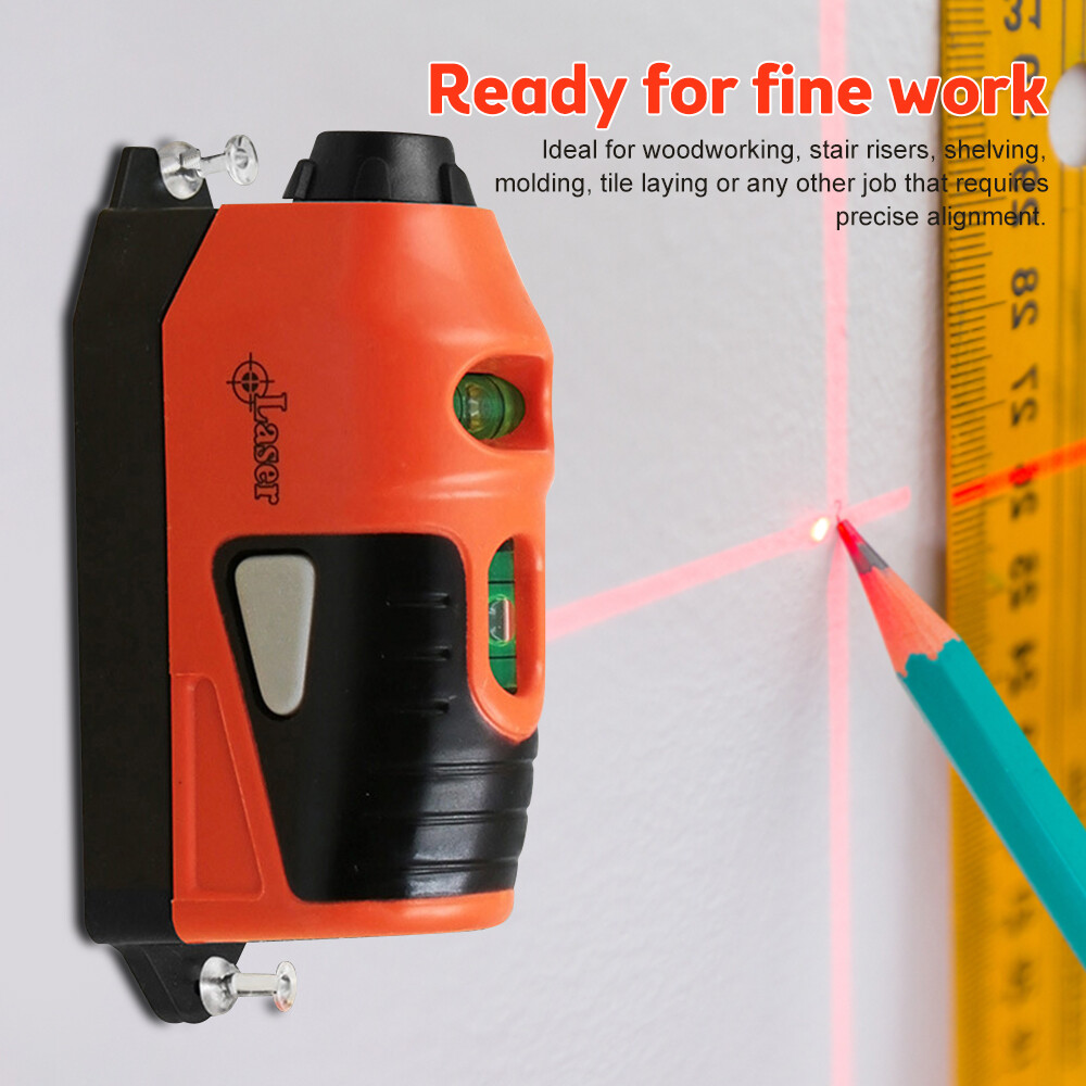 Mini Laser Level Vertical Horizontal Laser Line Projection Measuring ...