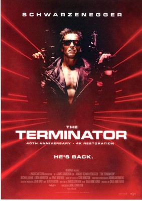 THE TERMINATOR - 4K restored version Original Japanese Mini Poster ...