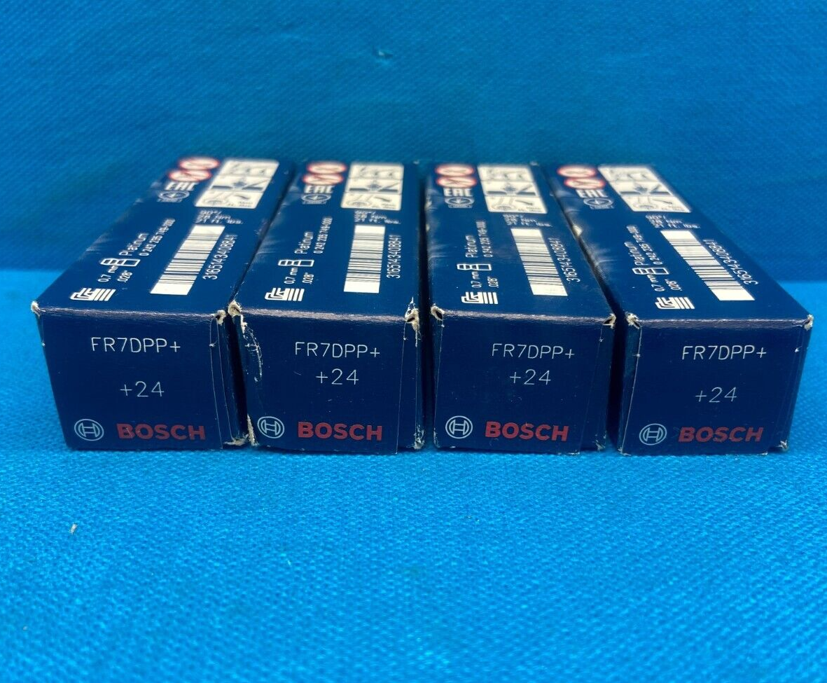 Lot of 4x Bosch FR7DPP+ Replacement Spark Plugs | eBay