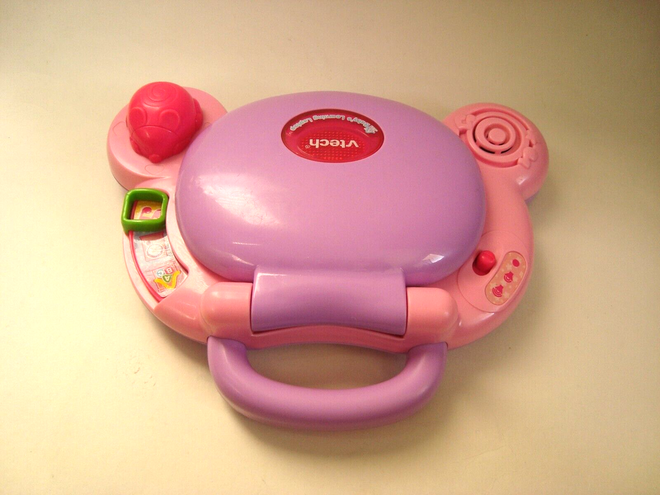Vtech Baby's Learning Laptop Toy Pink & Purple Music Lights Tested ...