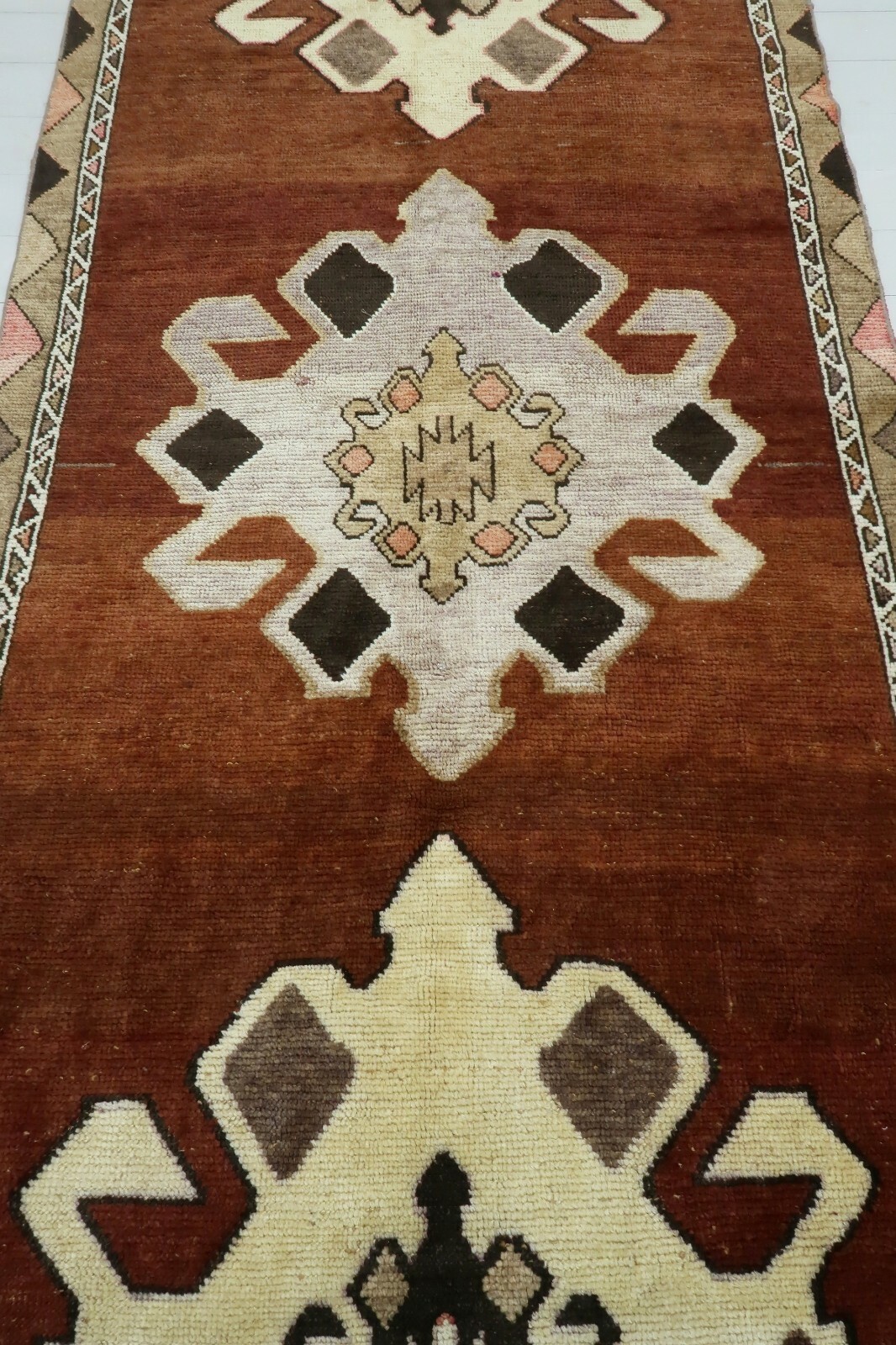 Vintage Turkish Carpet Runner, Hallway Rug, Aisle Rug, Long Stairs Rug ...