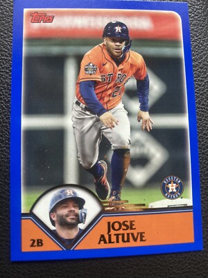 2023 Topps Archives Blue Parallel Jose Altuve Houston Astros #271 | eBay