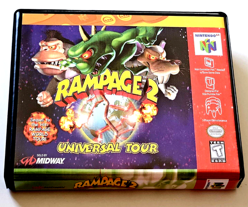 Rampage 2 Universal Tour CASE ONLY Nintendo 64 N64 Box ANY 4+ 20% OFF ...