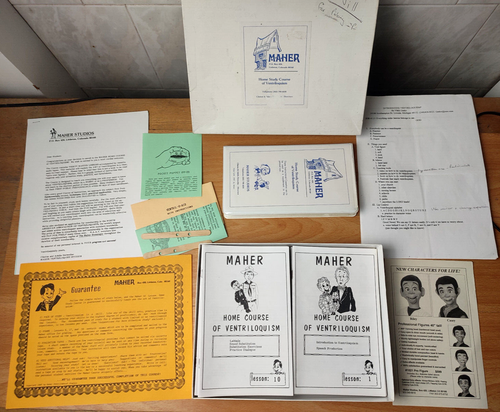 Maher Studios Home Study Course Of Ventriloquism Tapes & Lessons Ventriloquist | eBay