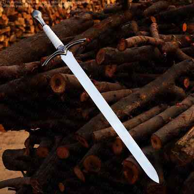Handmade Glamdring Sword of Gandalf Cosplay LOTR Foe Hammer Replica w ...