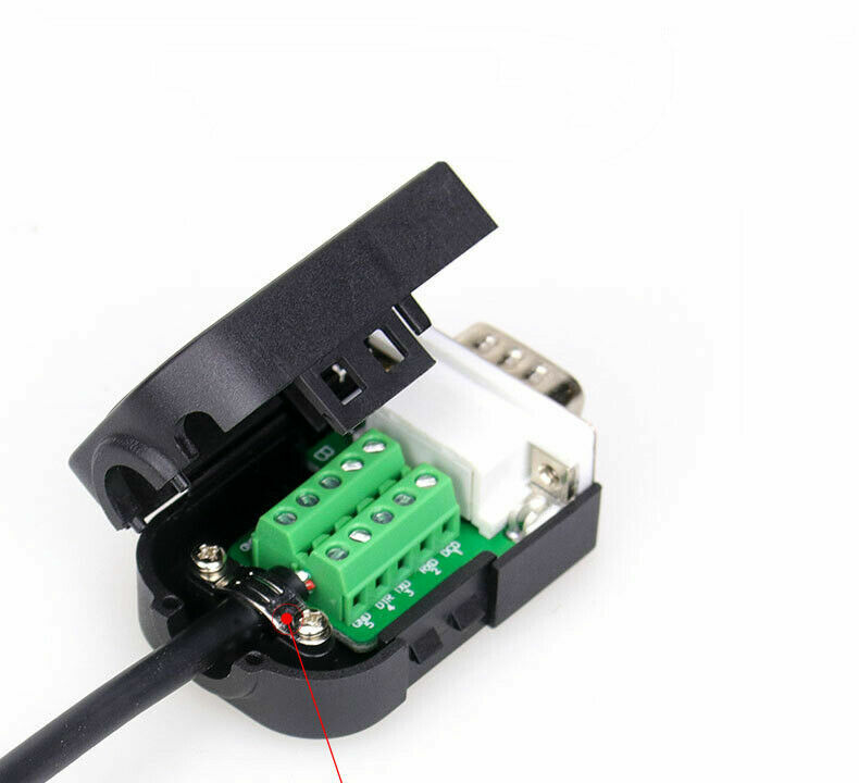 1-5 pcs D-SUB DB9 Male/Female 9Pin Cover Screw Type Breakout Terminals ...