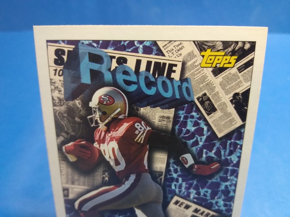 1993 TOPPS RECORD BREAKER # 2 JERRY RICE , 49ERS Free Shipping | eBay