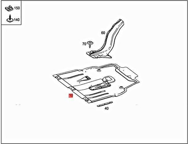 Genuine Mercedes-Benz Cla45 AMG Engine Cover 176-520-00-23 for sale ...