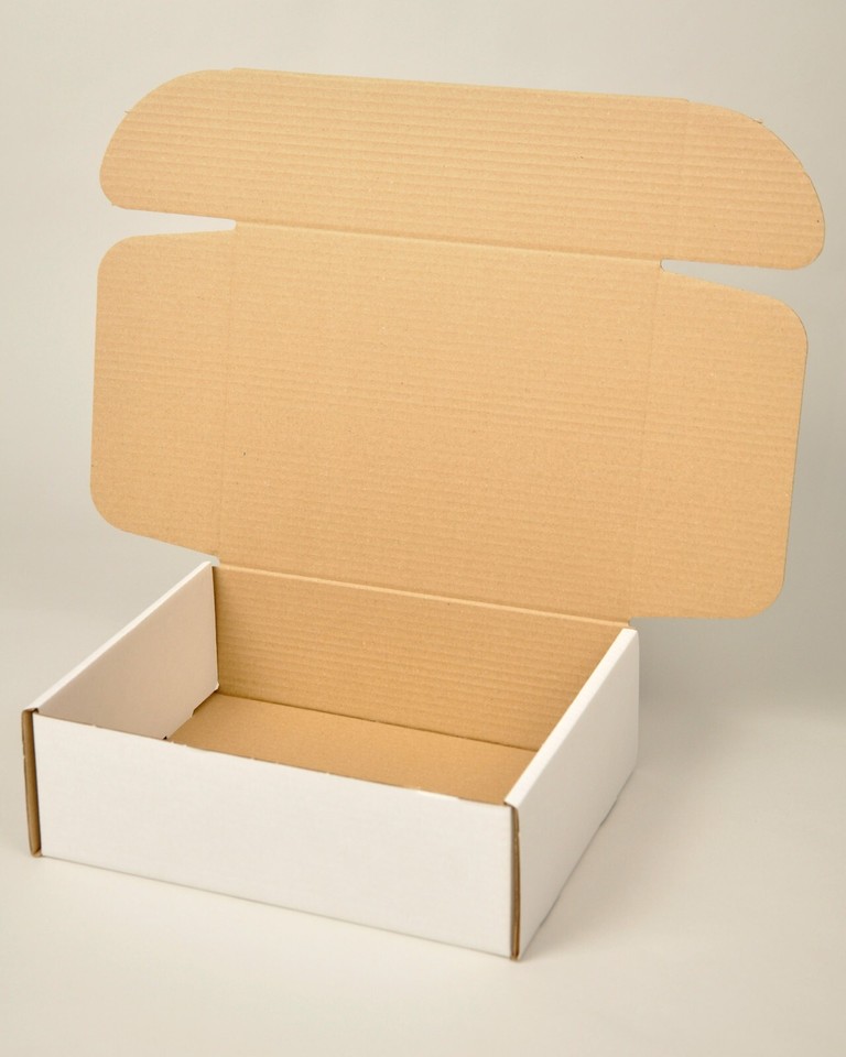 WHITE CARDBOARD POSTAL BOXES, MAILING, SHIPPING, PACKING, AND PACKAGING ...