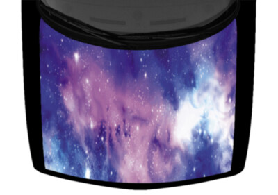 Galaxy Nebula Stars Hood Truck Wrap Vinyl Car Graphic Decal 58" x 65 ...