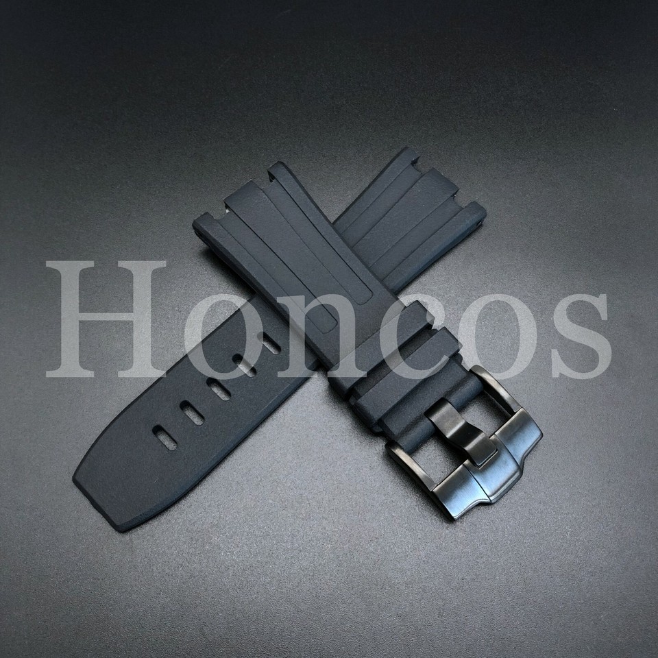 28MM Rubber Watch Strap Band Fits For AP Royal Oak Diver Offshore 15703 ...