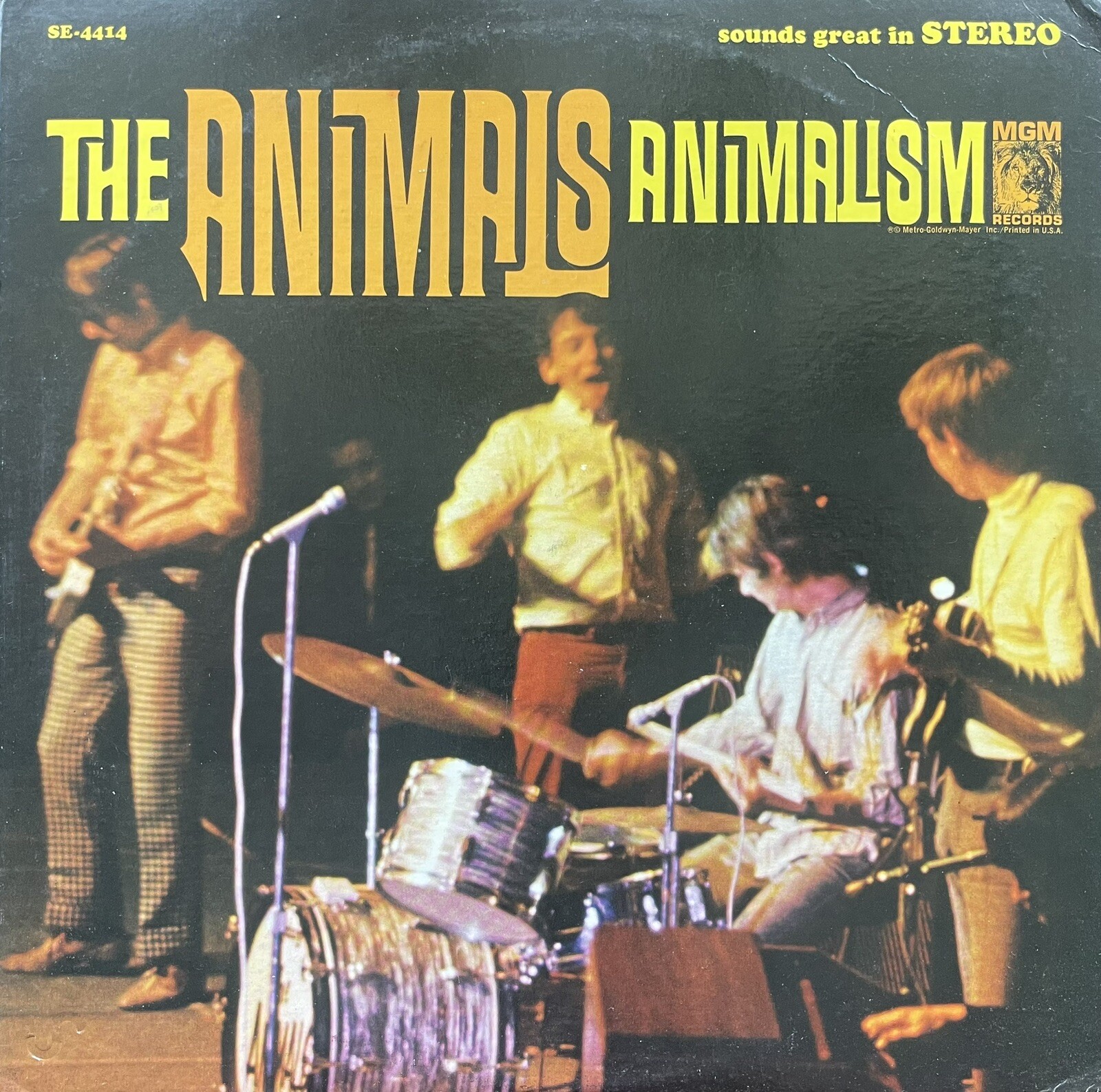 The Animals: Animalism (VG 1966 MGM Stereo US LP) Blues Rock E/SE-4414 ...