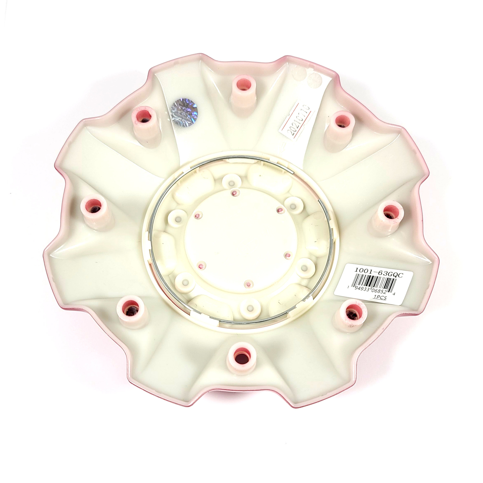 Fuel Gloss Red Center Cap 8"OD 1-7/8"H Bolt-On Open-End, Closed-End ...