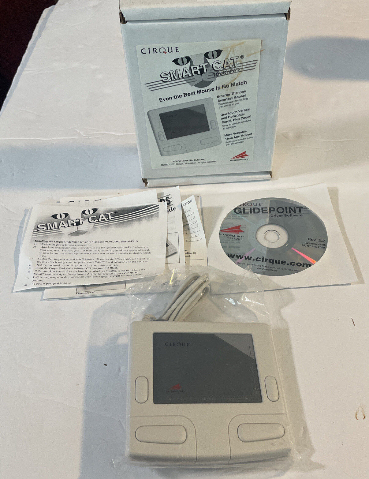 Adesso Cirque Smart Cat Glidepoint Touchpad 4button Gdb410 for sale ...