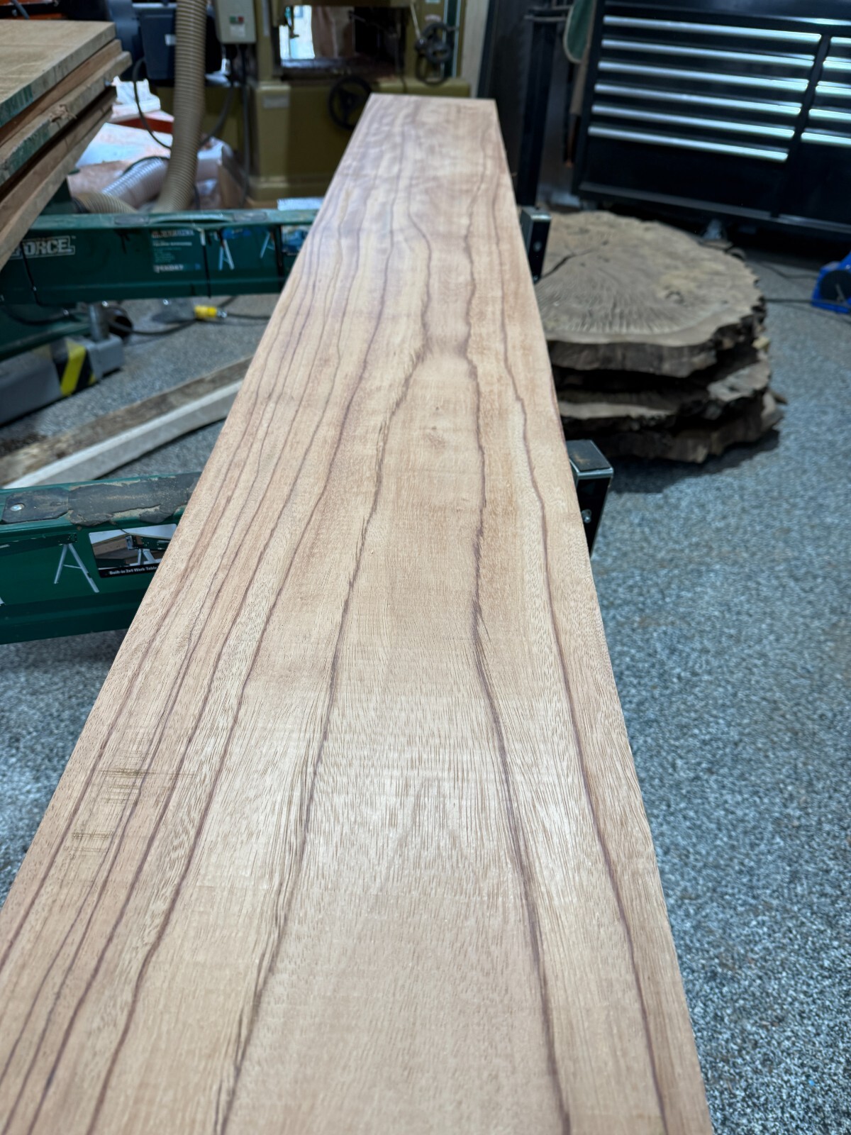 Ebiara Red Zebrawood Kiln Dry Lumber 1" Boards various width and length ...