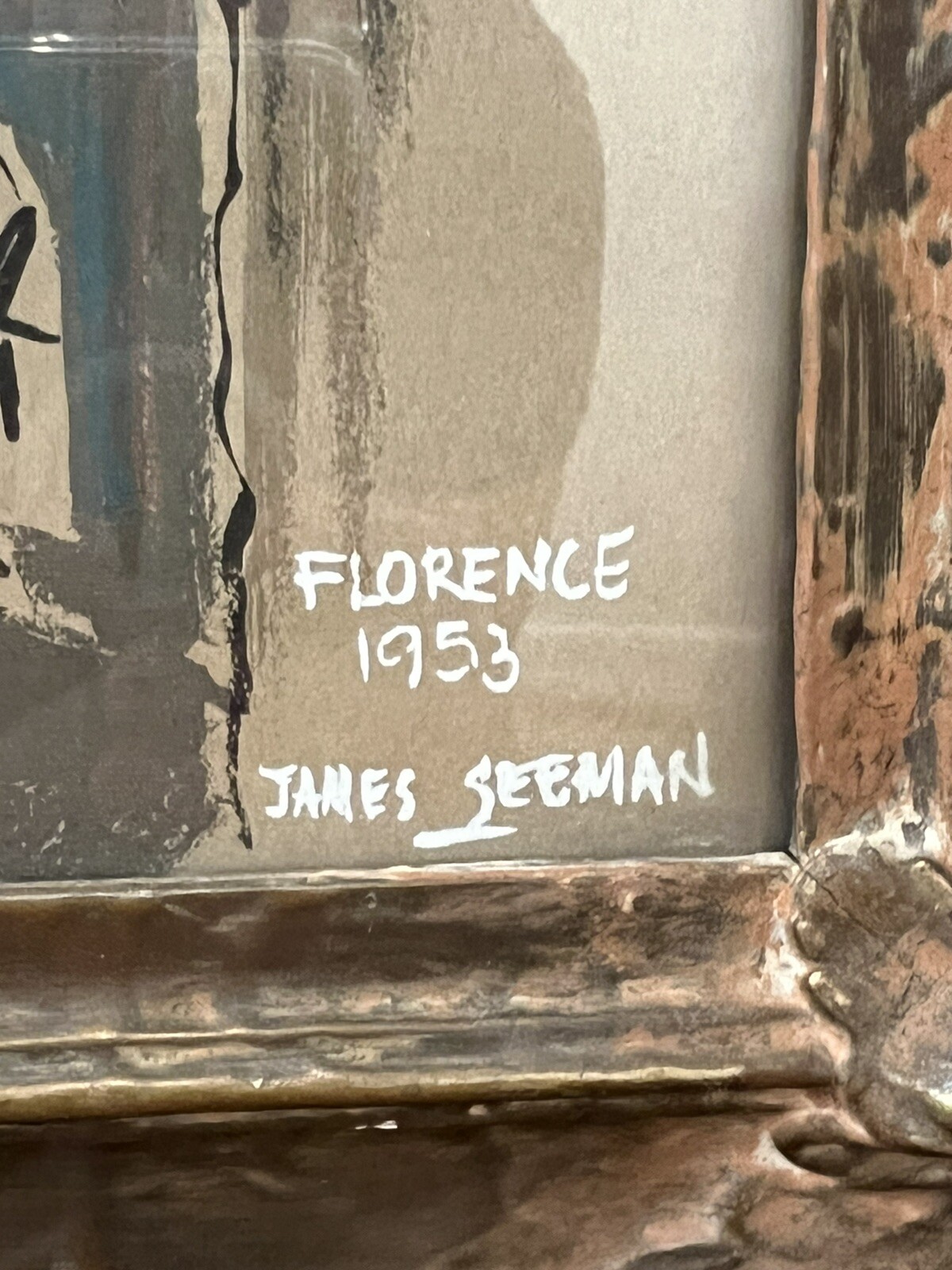 "Florence" James Seeman Watercolor Florence 1953 , framed 26”x32” | eBay