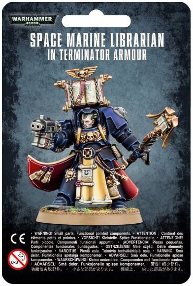 Warhammer 40k Space Marines Librarian in Terminator Armour • Armor ...