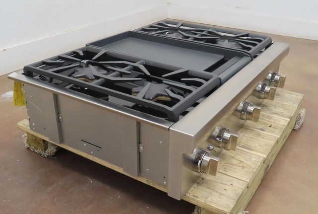 Thermador PCG364WD Professional 36" Built-In Gas Cooktop Liquid Pro for ...