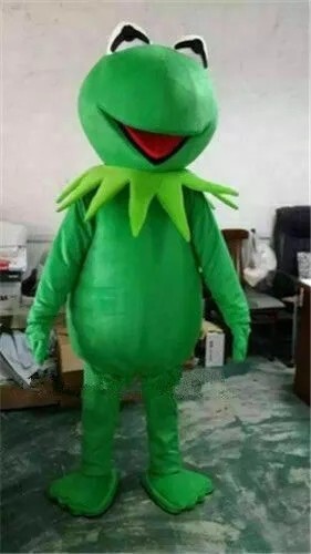 Advertising Kermit the Frog Mascot Costume suits Adults size Fancy ...