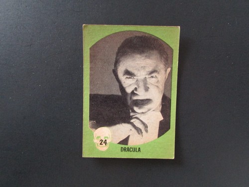 1961 Nu-Card Horror Monsters Card #24 Dracula | eBay