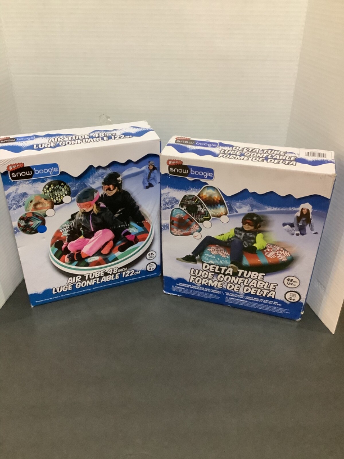 NEW 2 WHAM-O SNOW BOOGIE DELTA TUBE 48 INCHES AIR TUBE SNOW SLED | eBay