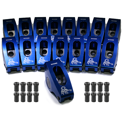 Scorpion 1.6i/1.5e SBC Self Aligning Race Series Rocker Arms Set 3/8 ...