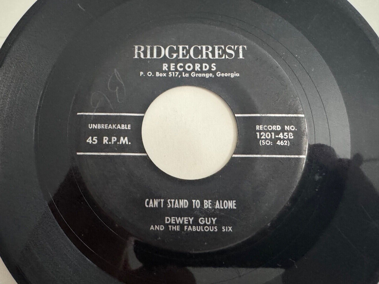 Rare Rockabilly 45 / Dewey Guy & Fabulous Six ~ Ridgecrest "Rock a ...