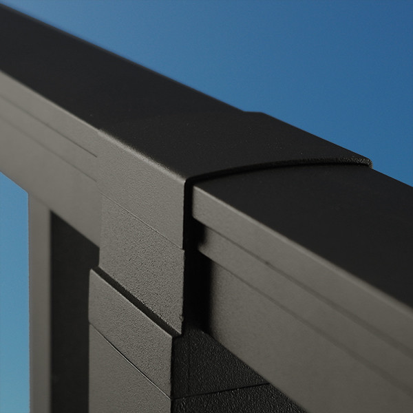 Trex Reveal 2.5" Crossover Bracket Kit-Horizontal Charcoal Black (1 ...