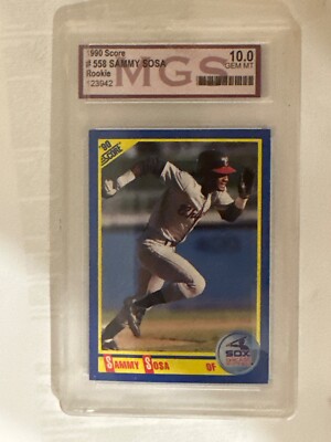 Rare 1990 Topps Sammy Sosa Rookie Card #558 - Birthday Error | eBay