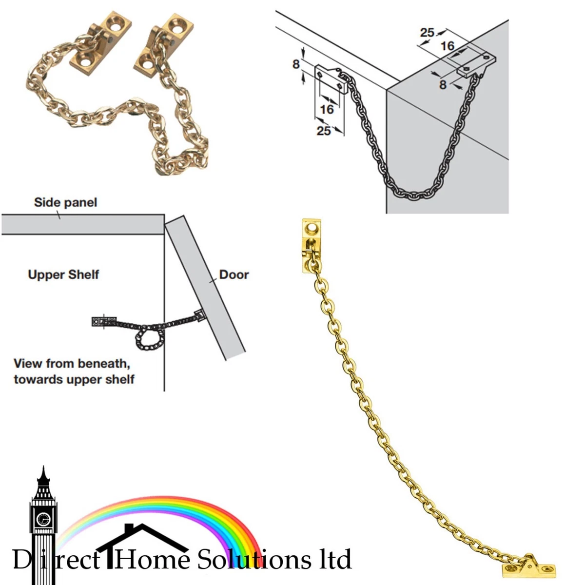Cabinet Door Restraint Chain | Cabinets Matttroy