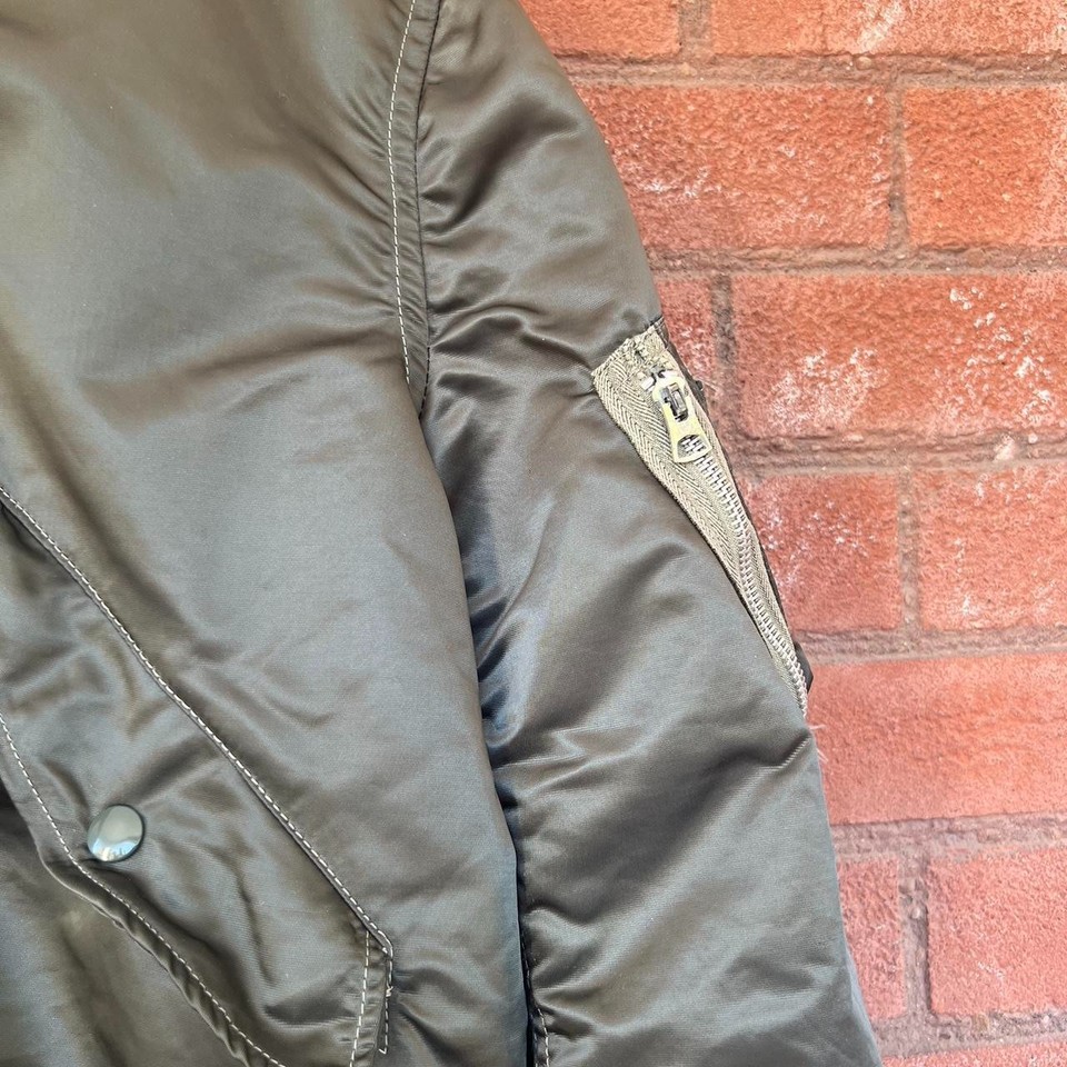Vintage 50s/60s Alpha Industries L2B bomber jacket with orange accents ...