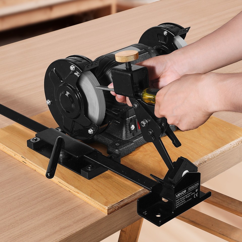 VEVOR Pro Grind Sharpening System Multi-Grind Jig for 6" & 8" Bench ...