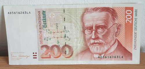 200 DM Geldschein, DM. Schein, 1989 Echt (5Fotos) | eBay.de