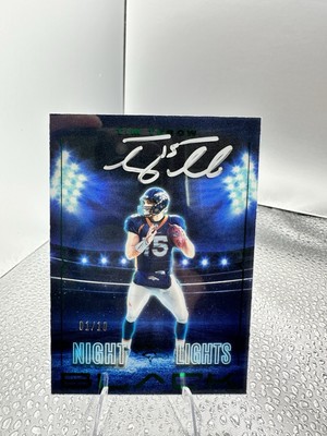 2024 Panini Black - Night Lights Signatures Tim Tebow #NLS-TTW 1/10 ...
