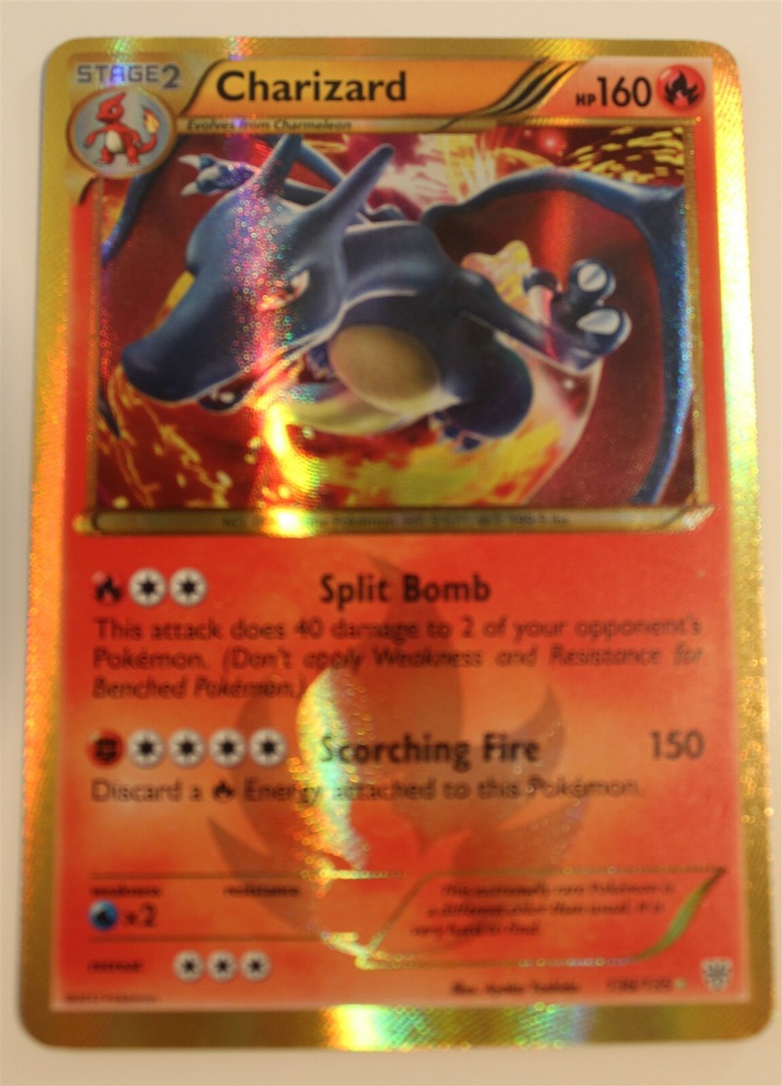 Skinnende Charizard Kort Plasma Storm
