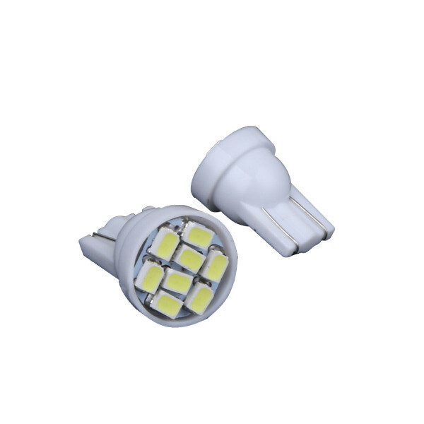 20x T10 W5W 194 501 168 8 Smd White Car Led Side Light Bulb Lamp DC 12V ...