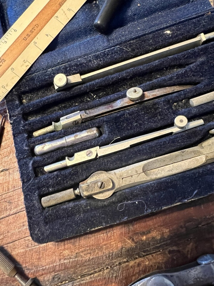 Lot of Vintage Drafting Tools from estate | eBay