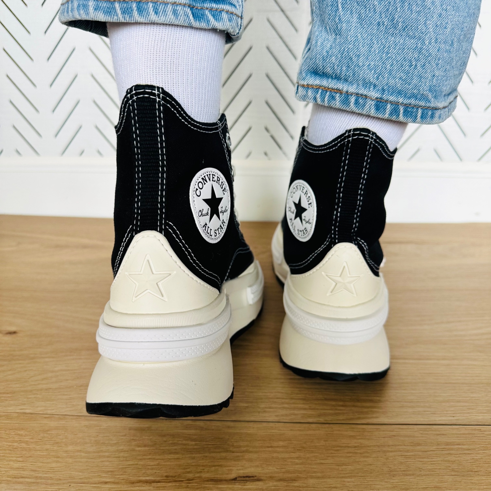 ⭐Converse Run Star Legacy CX Hi Sz 7.5 Women's Shoes Sneakers Black ...