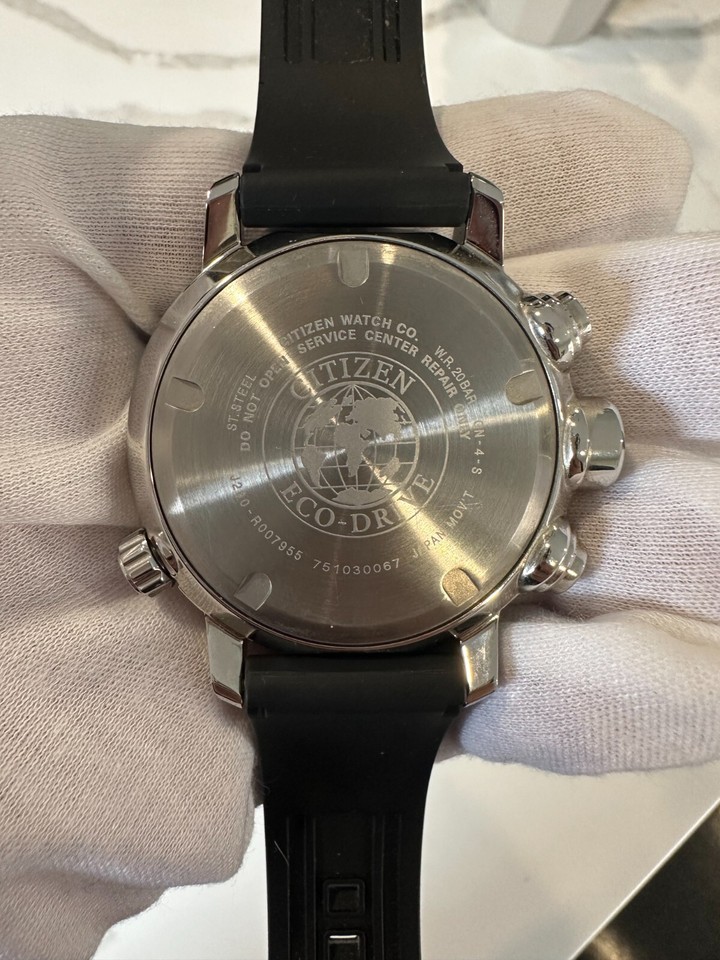 Citizen Promaster Altichron BN5058-07E Eco-Drive Titanium Watch ...