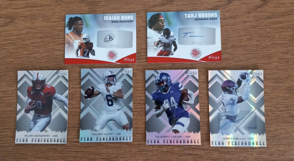 2025 Sage Football High Series AUTO Singles - Create Own Lot | eBay