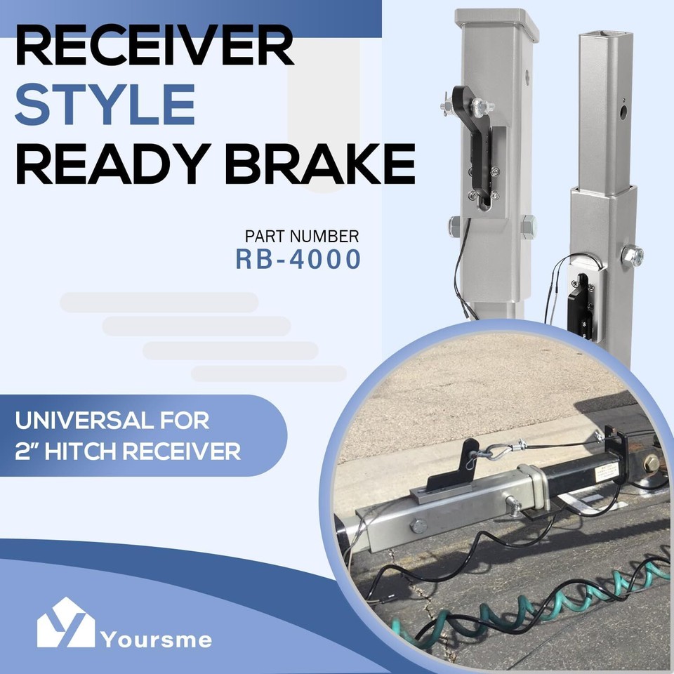 For RB-4000 Receiver Style Ready Brake System For 2” Hitch Receiver ...