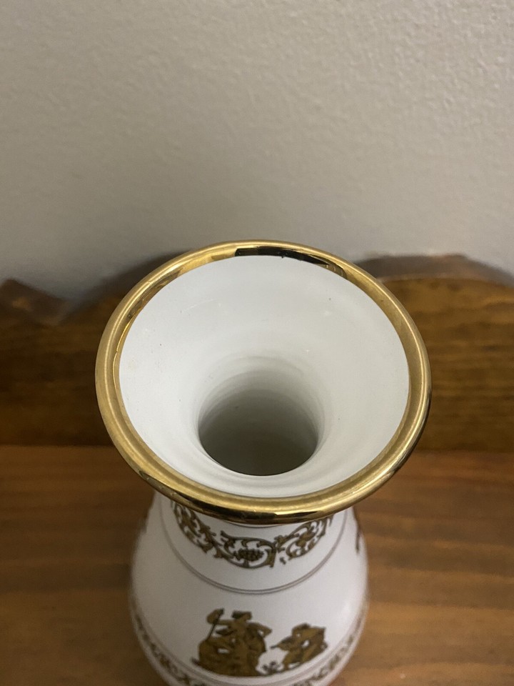 Vintage Dakas Rhodos Handmade 24K Gold Vase 7.5" Tall | eBay