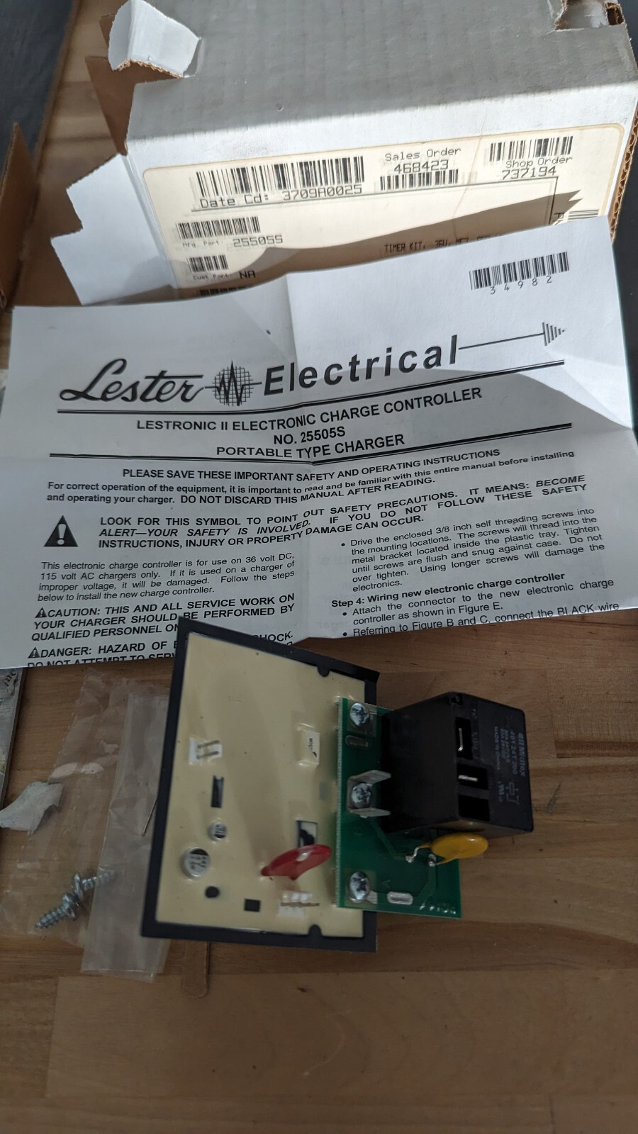 Lester Electrical Ez-go Electronic Charge Controller 25505S for sale ...