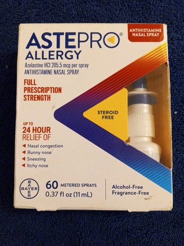 Bayer Astepro Allergy Nasal Spray - 60 Metered Sprays, 0.37 fl oz ...