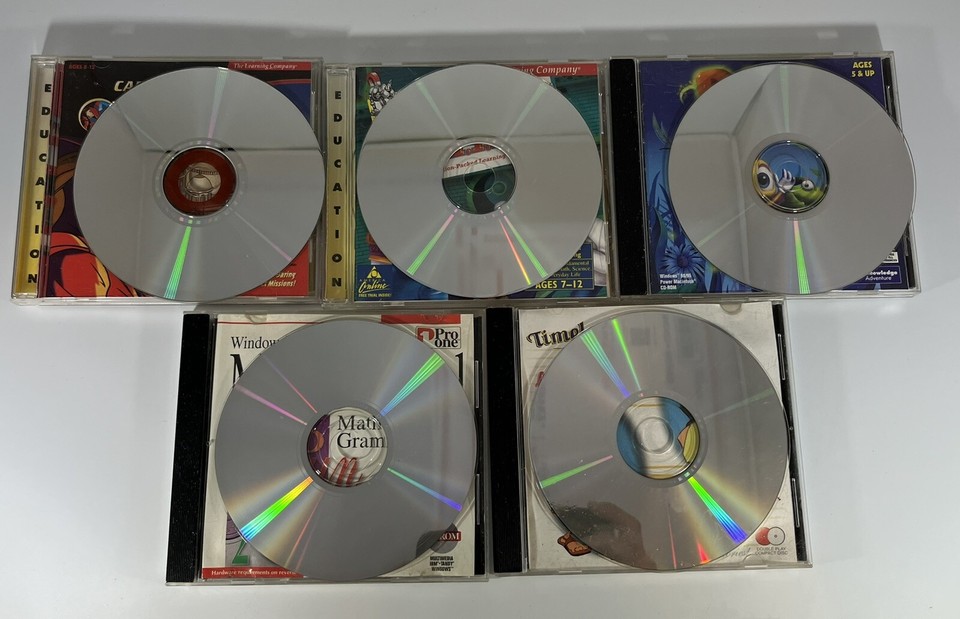 Educational Computer Games CD-Rom and CD Learning School The Learning ...